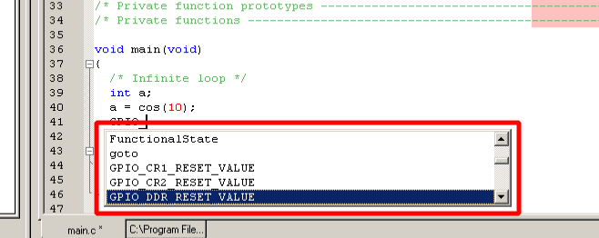 St Visual Develop Ide среда для программирования Stm8 